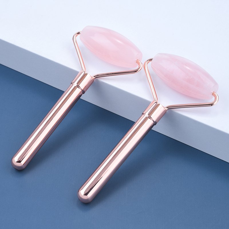 Genuine Rose Quartz Jade Roller | Gua Sha Tool Wholesale